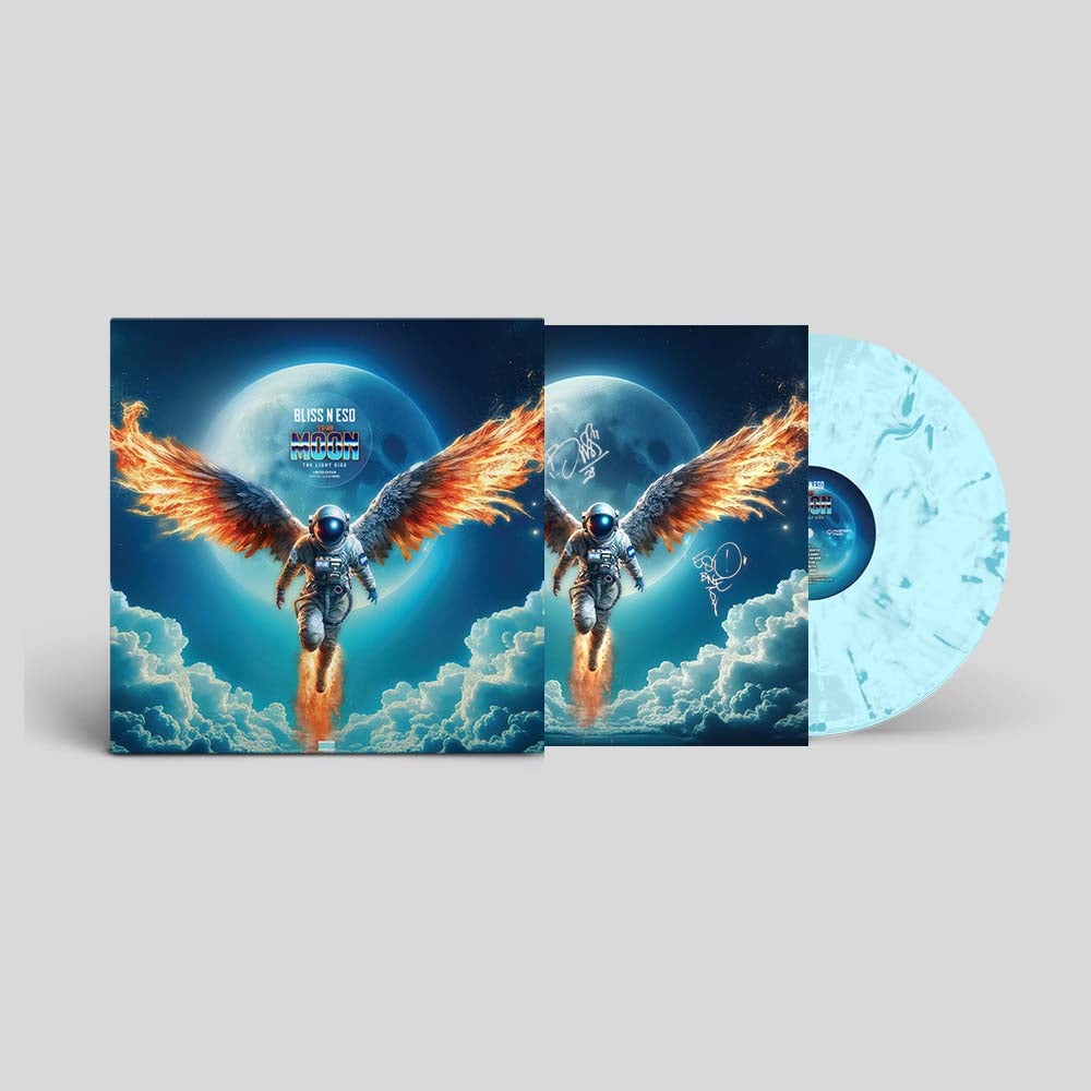 The Moon (The Light Side) Blue Moon Marbled Vinyl 1LP – Bliss n Eso
